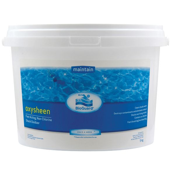 POOL SHOCK CHLORINE FREE OXYSHEEN – SHOCK TREATMENT